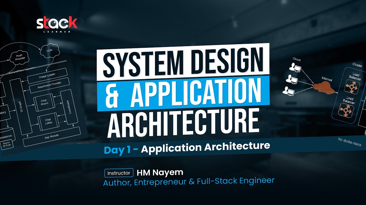 Day 1:Application Architecture | System Design and Application Architecture Workshop | Stack Learner