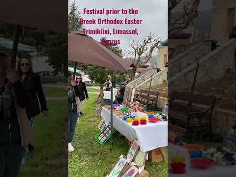 Festivities in the village: Trimiklini, Cyprus. One week to Greek Orthodox Easter!!