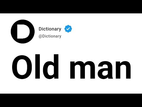 Old man Meaning In English