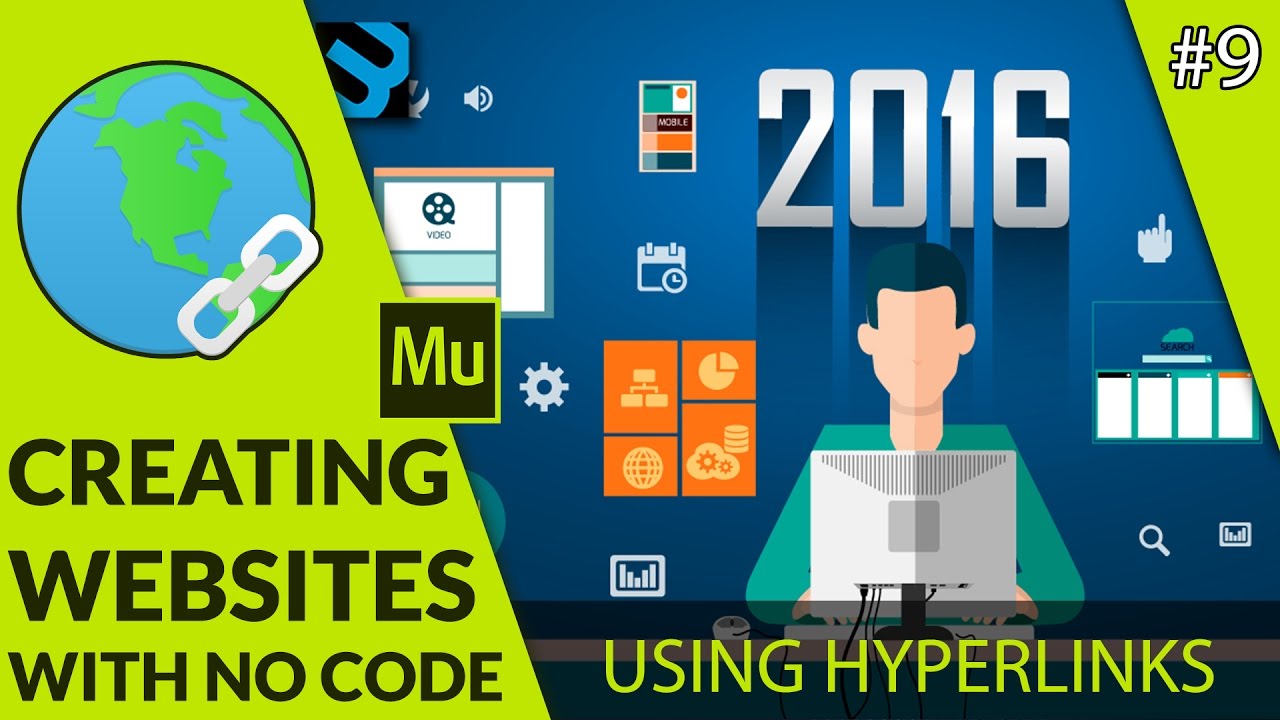 Working With Hyperlinks - #9 Adobe Muse Quickstart Tutorial Guide