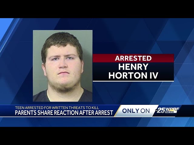 Why was Henry Horton IV arrested? Police find handwritten threats in 19 ...