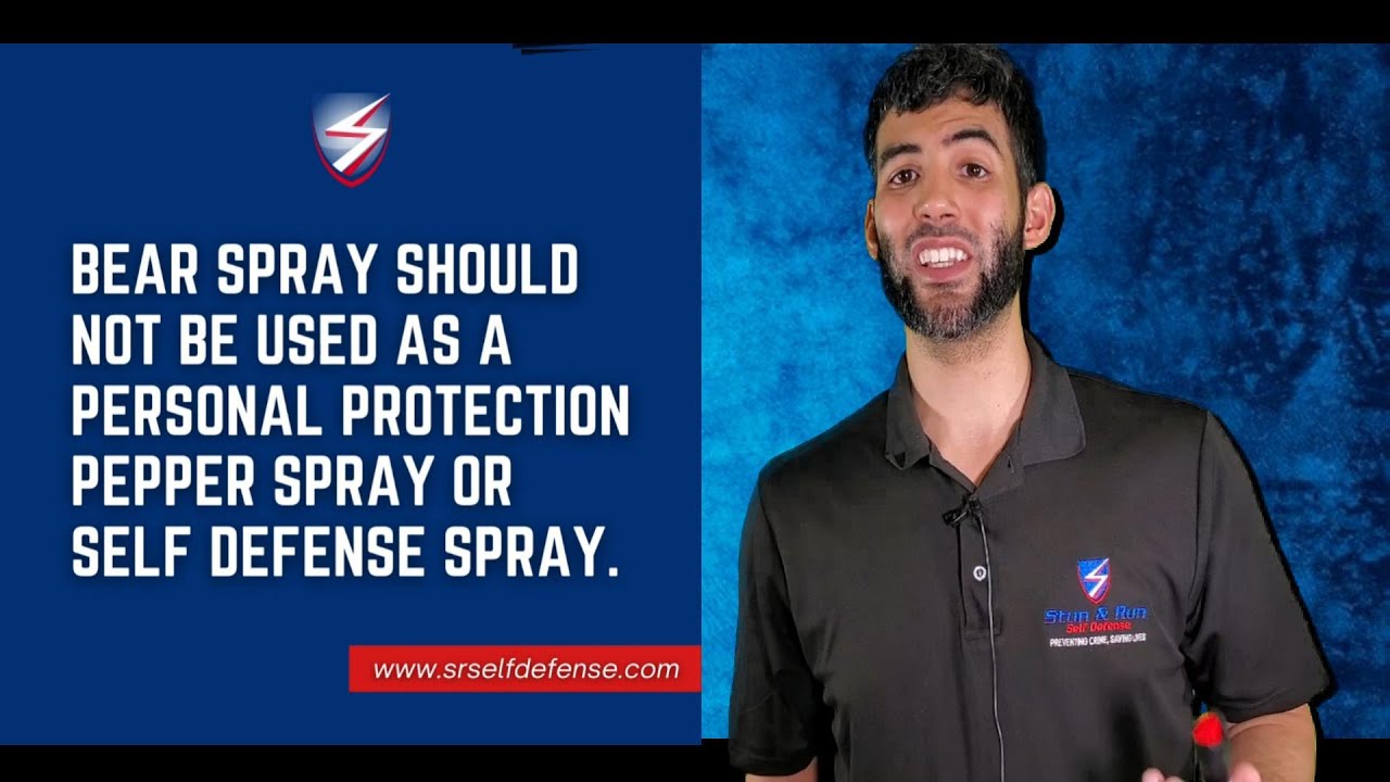 Pepper Spray vs  Bear Spray - Which is Better for Self Defense?