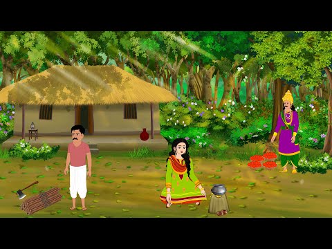 गरिब किसान की चतुर लड़की | Hindi kahani | Moral stories in hindi | Hindi kahaniya | Cartoon story