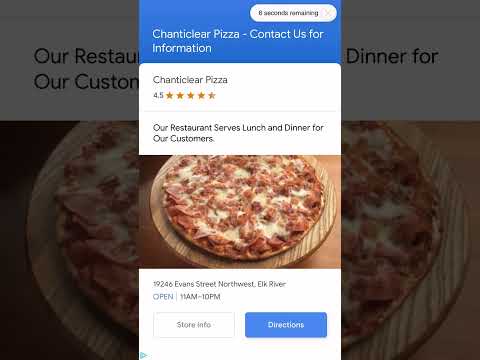 Maps Ads | Chanticlear Pizza #shorts