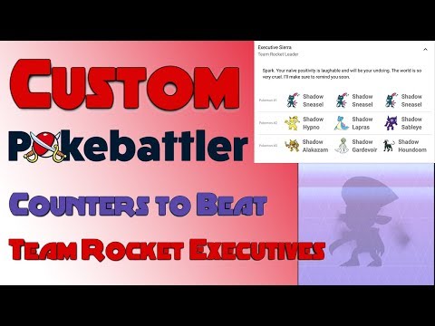 Custom Counters to Beat Team Rocket | Pokebattler