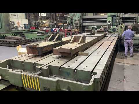 96" X 360" GIDDINGS & LEWIS HYPRO DOUBLE-SIDED PLANER MILL. STOCK # 0667225