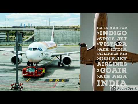#Top Airport In India (IGI) New Delhi Airport Code : DEL
