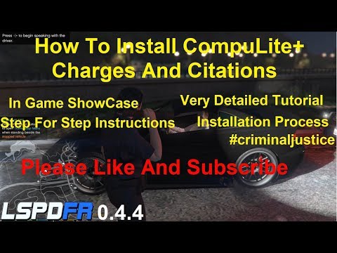 How To Install Compulite For Lspdfr Tutorial Gta V