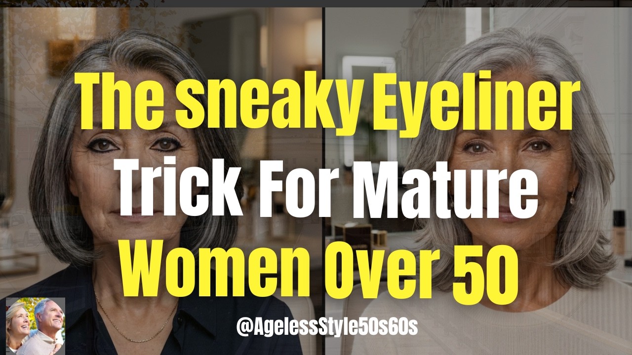 The Sneaky EYELINER TRICK For Mature Women Over 50