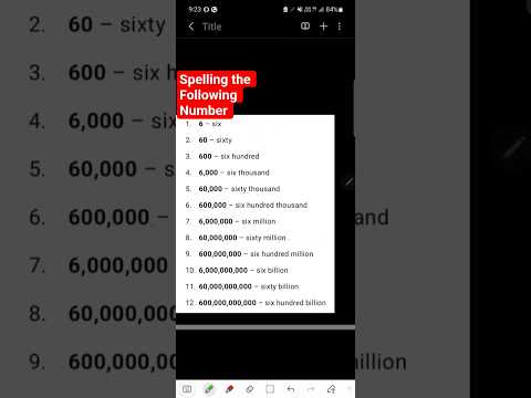 How to Say Big Numbers in English | Learn Number Names from 6 to 600 Billion