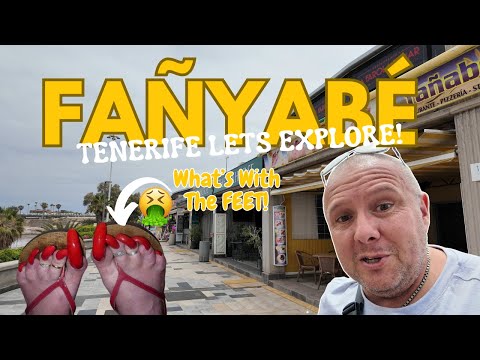 👣FEET! in Fanya Bay Tenerife? Brits Call It That! Real Tour of Fañabé Bay Costa Adeje Tenerife!