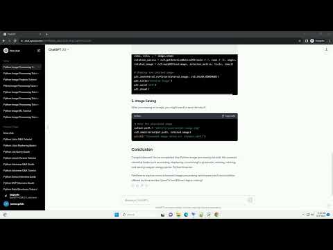 python image processing tutorial pdf