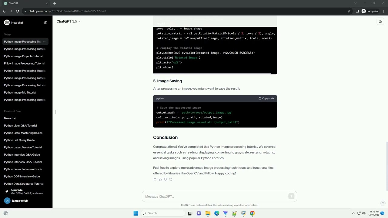 python image processing tutorial pdf