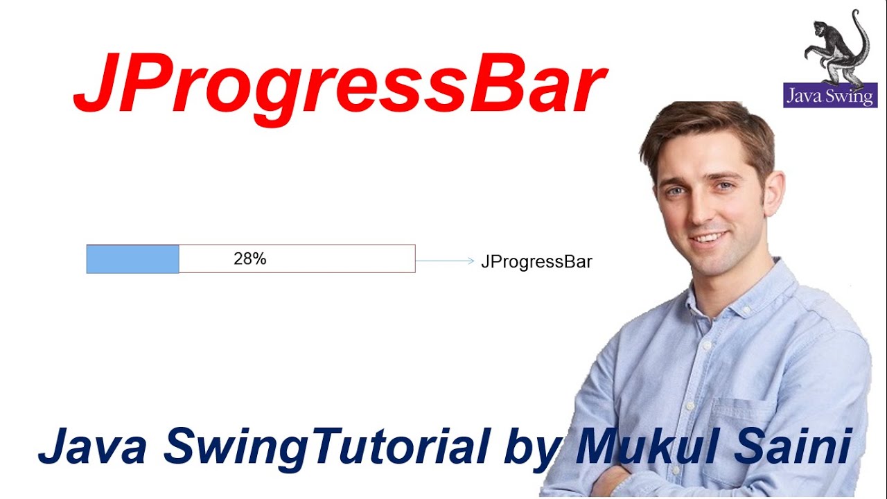 #36 Java Swing Tutorial | JProgressBar in Java