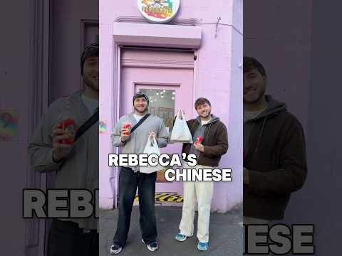 Rebecca’s Chinese takeaway in Scotland. We loved the look of the shop more than the food.