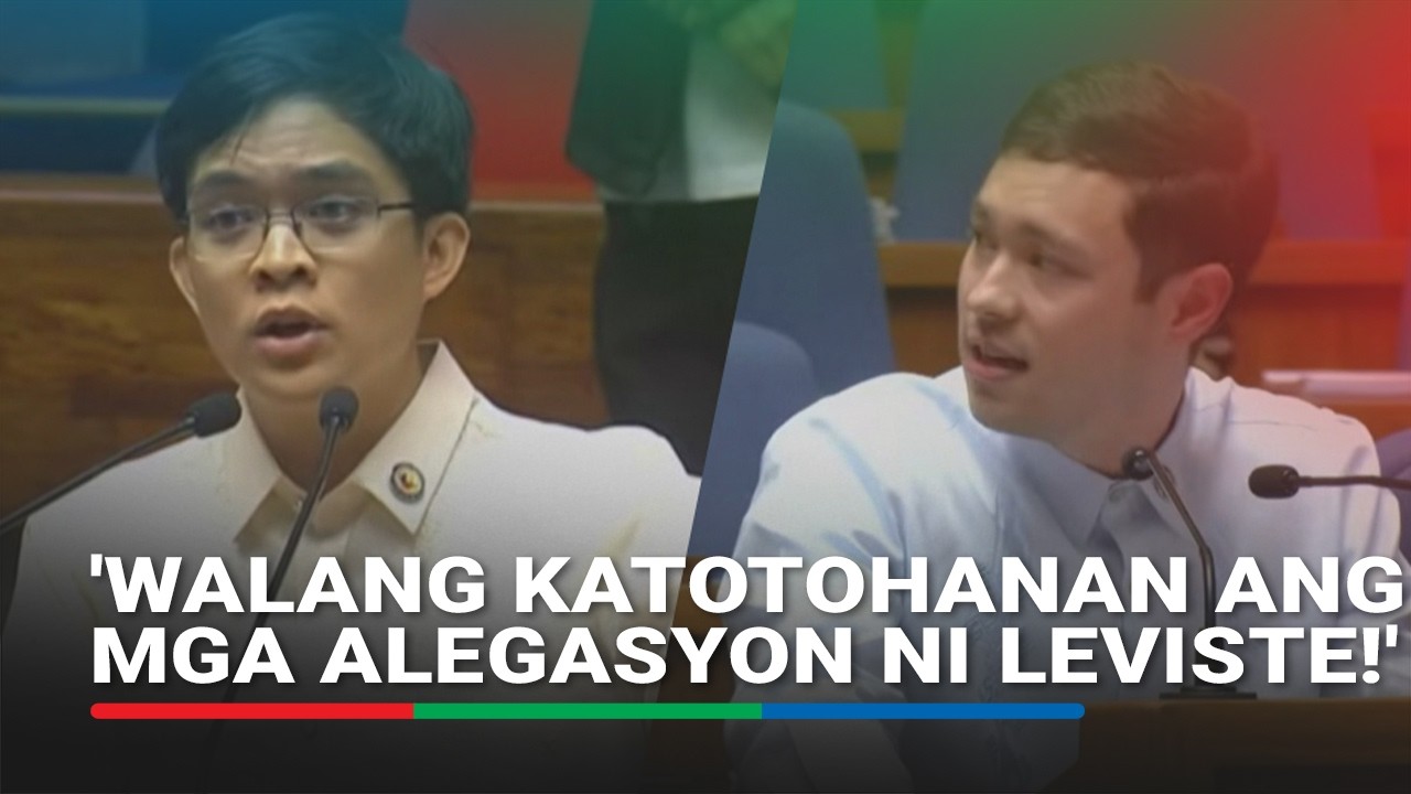 'Fake news 'yan': Ryan Recto defends dad vs Leviste's claims | ABS-CBN News