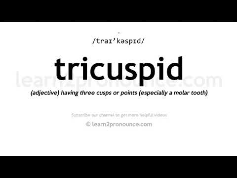 How to pronounce Tricuspid | English pronunciation