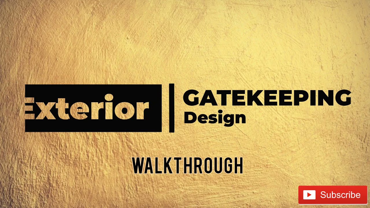 Gatekeeping Design | 3D Exterior Walkthrough Animation | Architectural Virtual tour | ALPHA Designs
