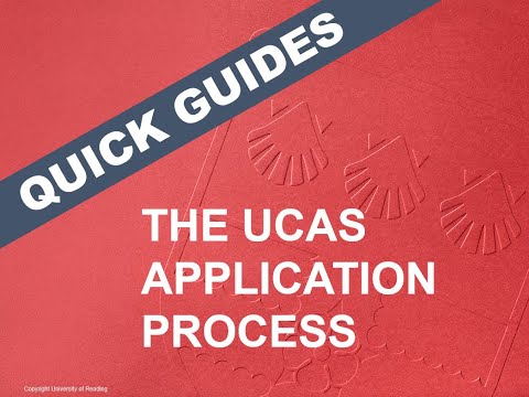 Quick guide: The UCAS application process