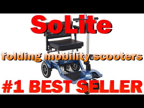 Folding Mobility Scooters: So Lite Lightweight Folding Scooter For Seniors (B0BT8JG3KP)