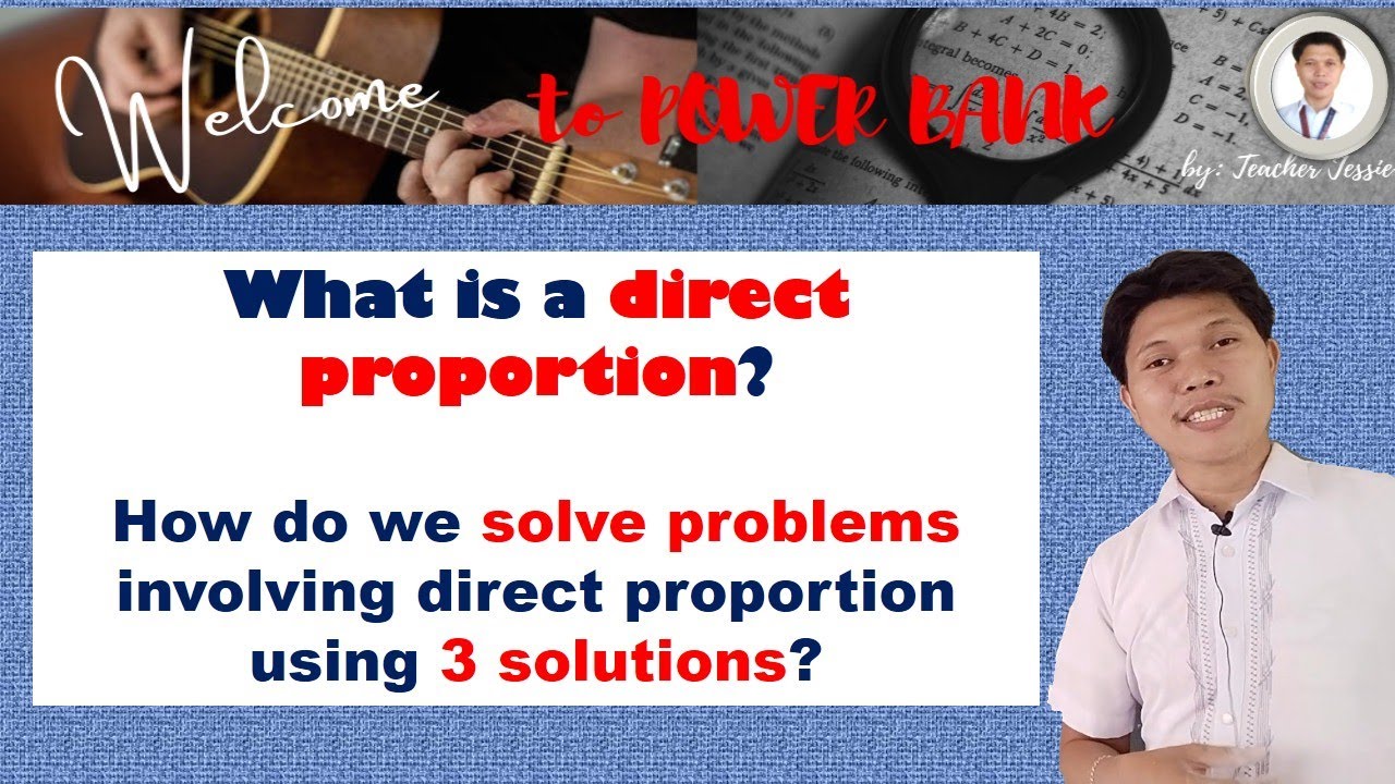 What is a Direct Proportion? Solving Problems In 3 Easy Ways