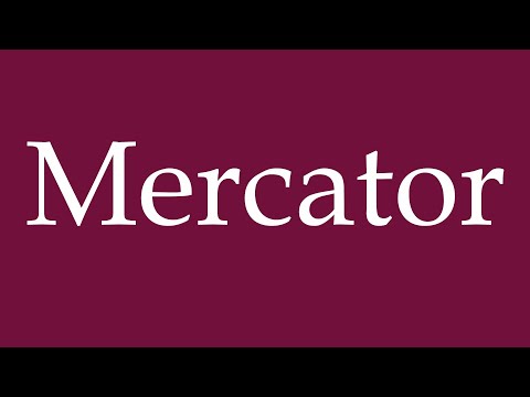 How to Pronounce ''Mercator'' Correctly in German