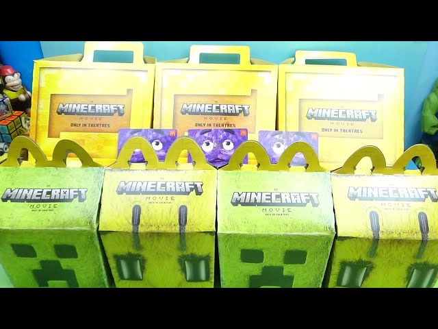All Minecraft trading cards in McDonald's meal