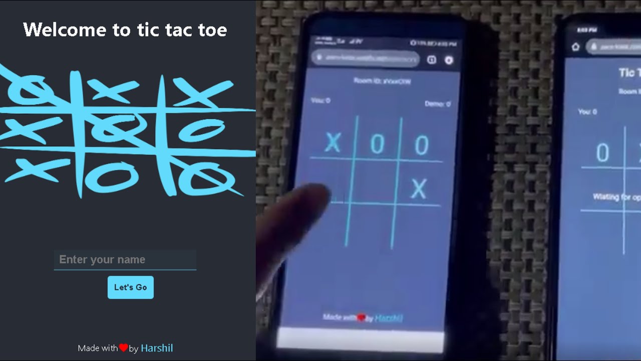 Zero Kata (Tic Tac Toe) Multiplayer game | JavaScript | Nodejs | Express | React | Socket.io