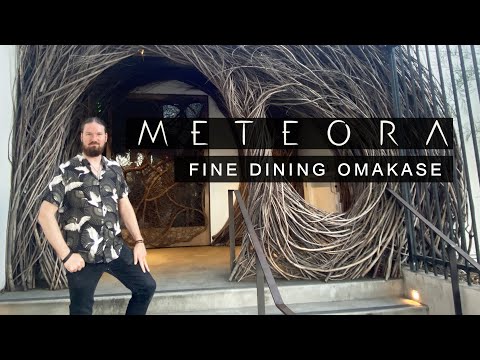 Fine Dining at 2-Star Michelin Chef Jordan Kahn's METEORA
