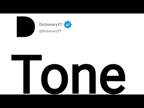 Tone Meaning in English