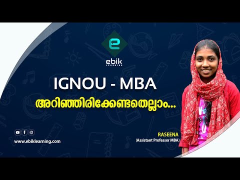 SYLLABUS ANALYSIS- MBA| IGNOU | MALAYALAM | RASEENA