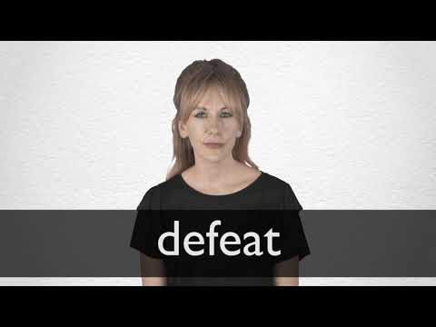 How to pronounce DEFEAT in British English