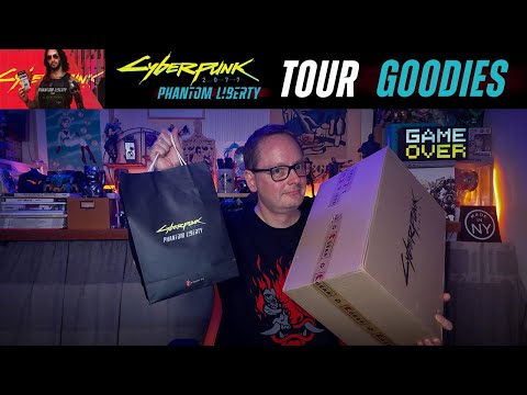 CD Projekt Red Phantom Liberty Tour Goodies Unboxing