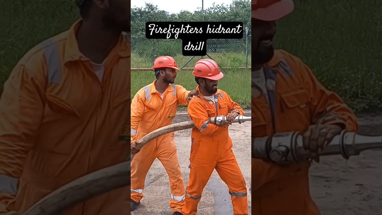 hydrant drill | #firefighter