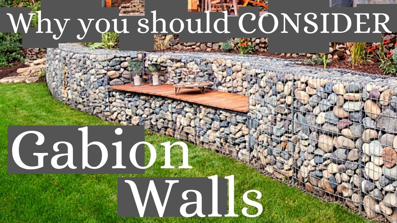 Gabion Retaining Walls (INEXPENSIVE & SUPER COOL)