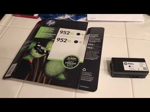 HP 952XL INK CARTRIDGES ( TWIN PACK COLOR BLACK WITH BLACK INK) REVIEW