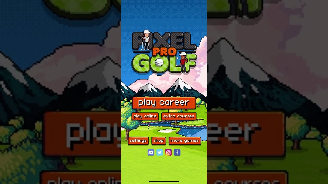 Pixel Pro Golf Walkthrough Gameplay Career Mode iOS