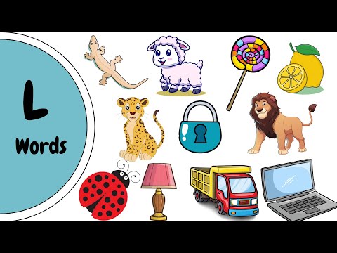 Letter L words for kids|Words that start with L |Animals that start with L|Things that starts with L