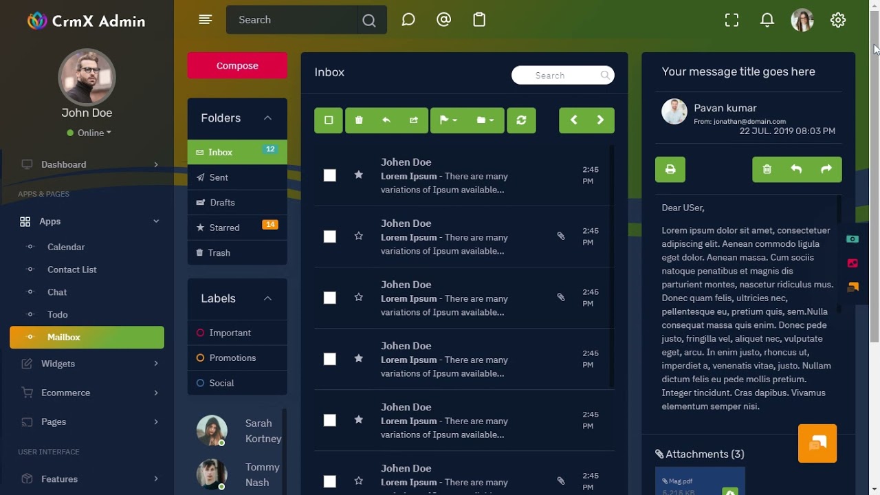 Banking Dashboard Bootstrap 5 Admin Panel Template with LTR Dark Theme