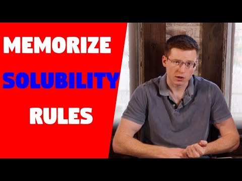 Trick for Memorizing Solubility Rules