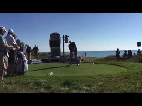 John Daly Swings for the Fences at the Long Drive Hole | 2015 PGA Championship