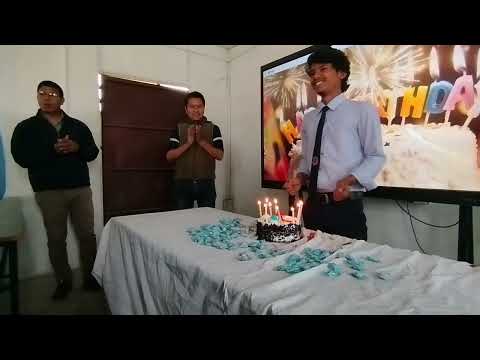 ||Celebrated my friend's birthday at Adarsha Secondary School with all my friends and teachers||