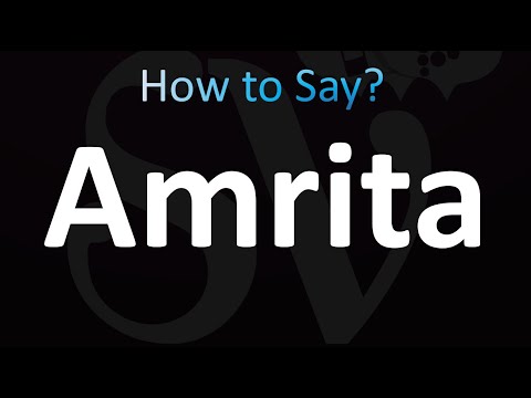 How to Pronounce Amrita (CORRECTLY!)