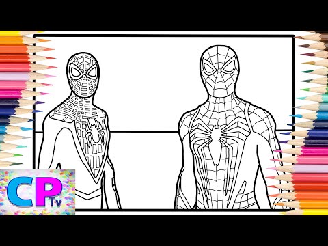 Spiderman 2 IPad Pro Coloring Pages/Superhero Coloring/Elektronomia & RUD - Memory [NCS Release