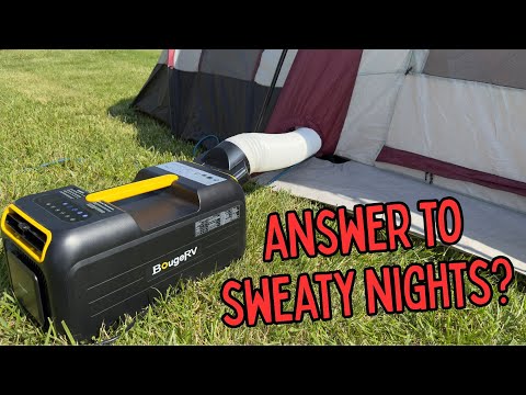 BougeRV 3500BTU Portable Air Conditioner Review | Is This the Best Tent AC for Camping & Van Life?
