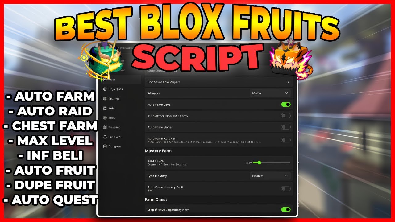 KEYLESS Blox Fruits Script | Volcano Hub (PC & MOBILE 2026!)