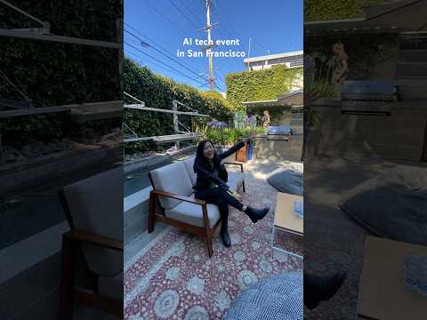 Come with me to an AI tech startup event in #sanfrancisco