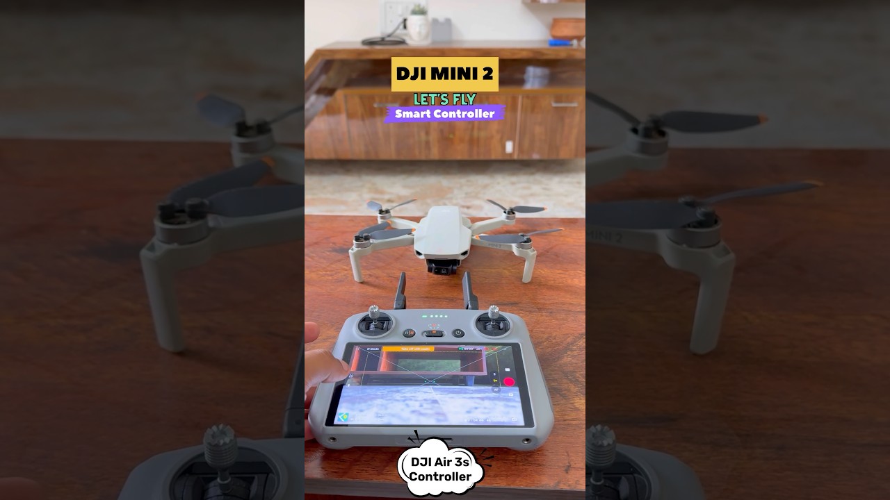 DJI Air 3s Smart RC flight test 😍DJI mini2 #dji #djiair3s #drone #diy
