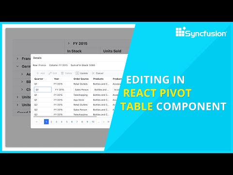 Learn Different Editing Types in React Pivot Table - Mind Luster