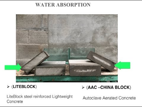 Water Absorption Test: LiteBlock vs AAC Block Part 1 – Site Title